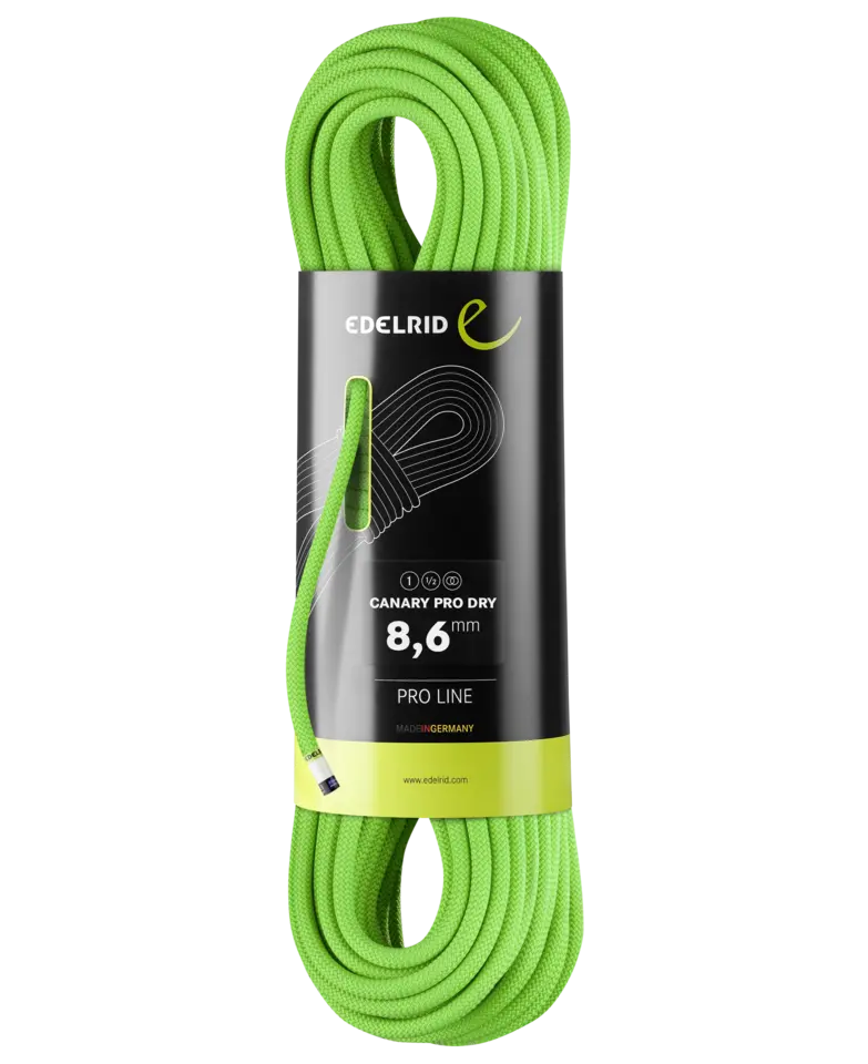 CANARY PRO DRY 8.6mm | climbing rope | EDELRID