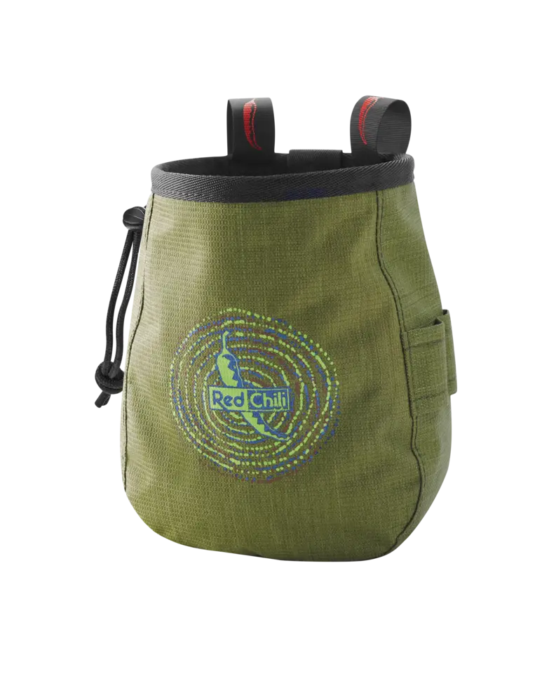 CHALK BAG GIANT | extra large chalk bag | Red Chili
